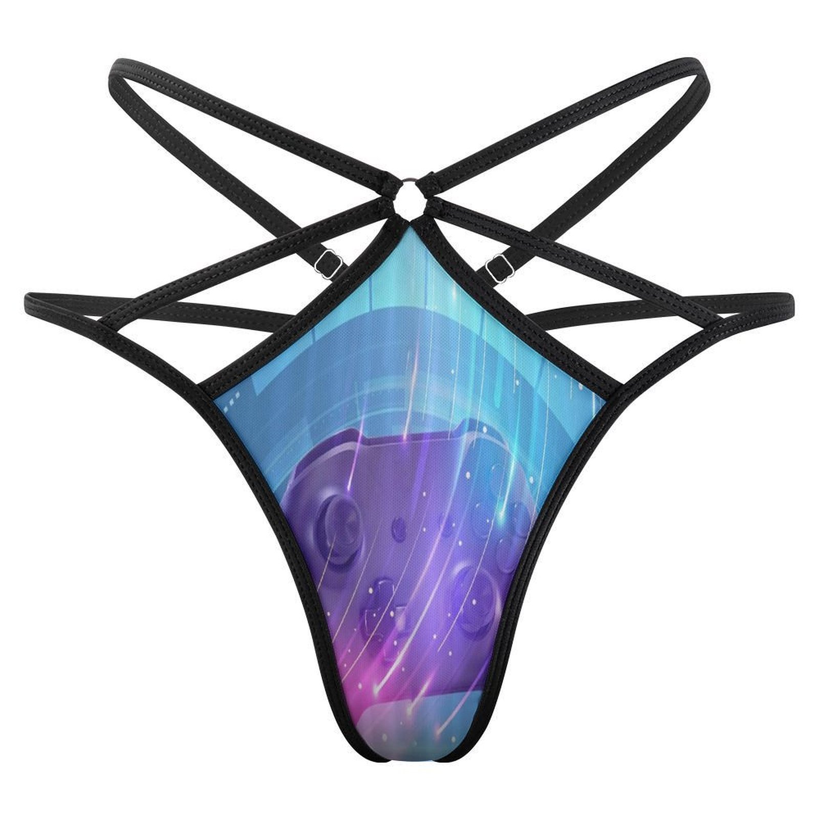 Honeycomb Gamer Video Game Open Type Women's Panties Crotch Opening G ...