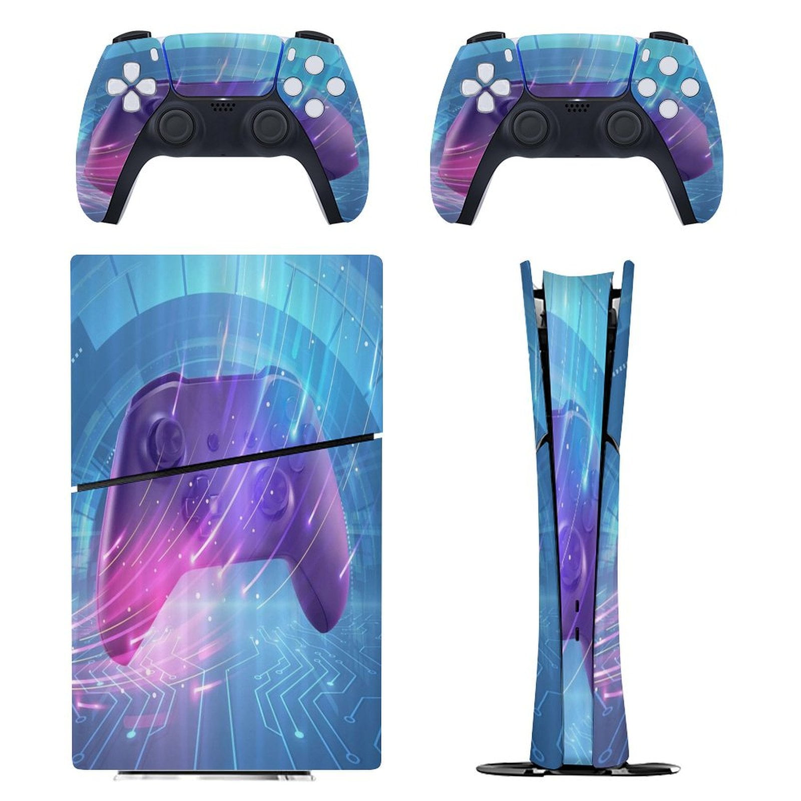 Honeycomb Gamer Video Game PS5/PS5 Pro/PS5 Slim Digital Disc Skin Sticker For Console And ...