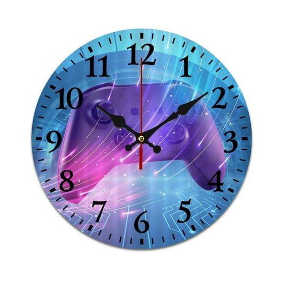 Honeycomb Gamer Video Game Wall Clock Modern Design Clocks Wall Hanging ...