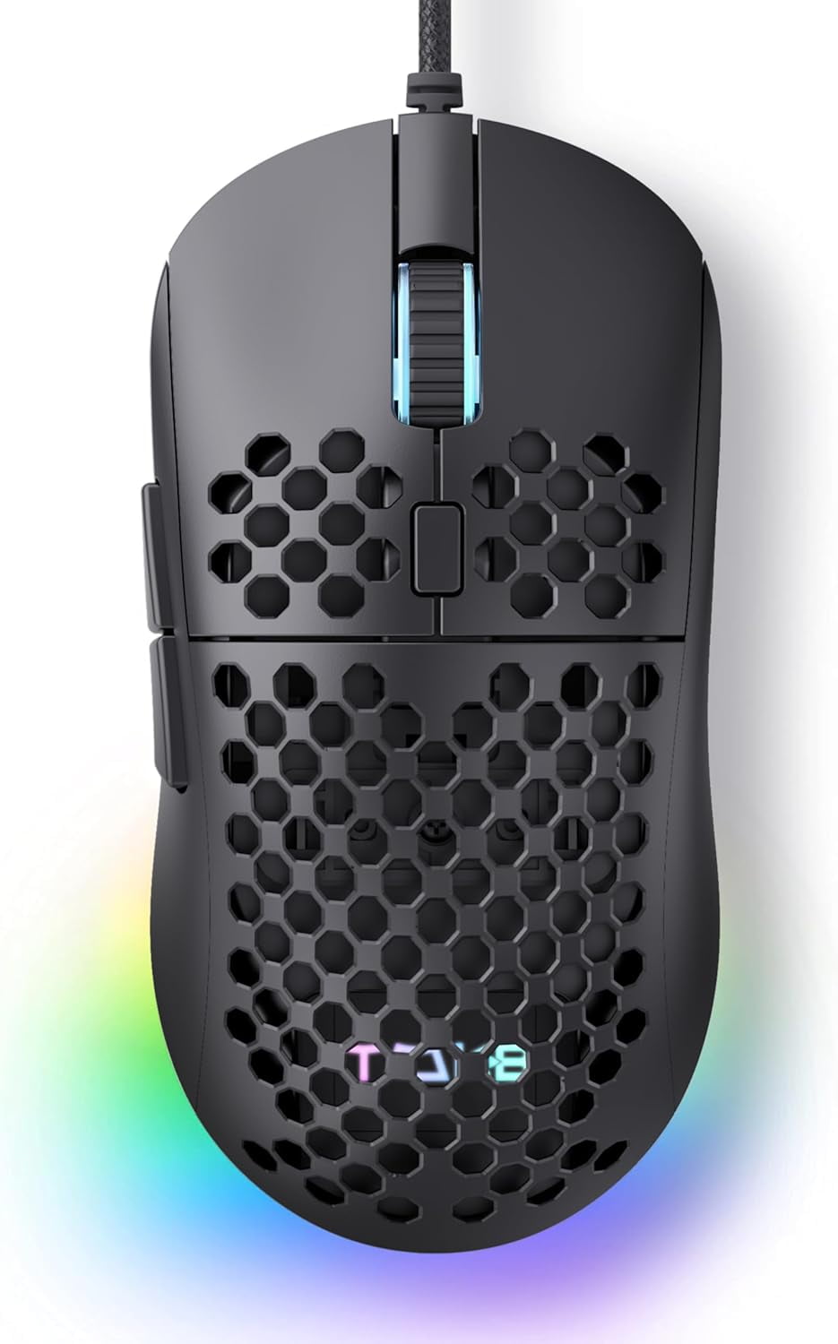 Honeycomb Gaming Mouse: A medium size that most people can easily hold ...