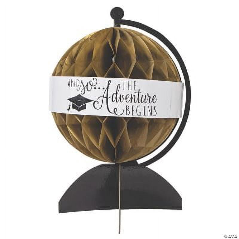 Honeycomb Globe Grad Centerpiece - Party Decor - 1 Piece - Walmart.com