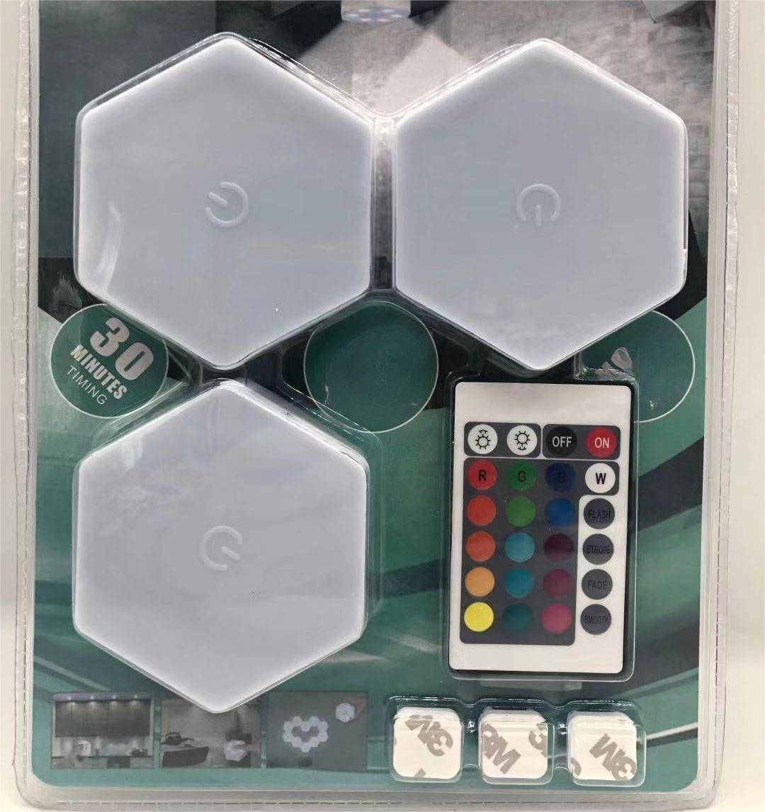 Honeycomb Hexagon Lamp Quantum Lamp with Remote Touch LED Night Light ...