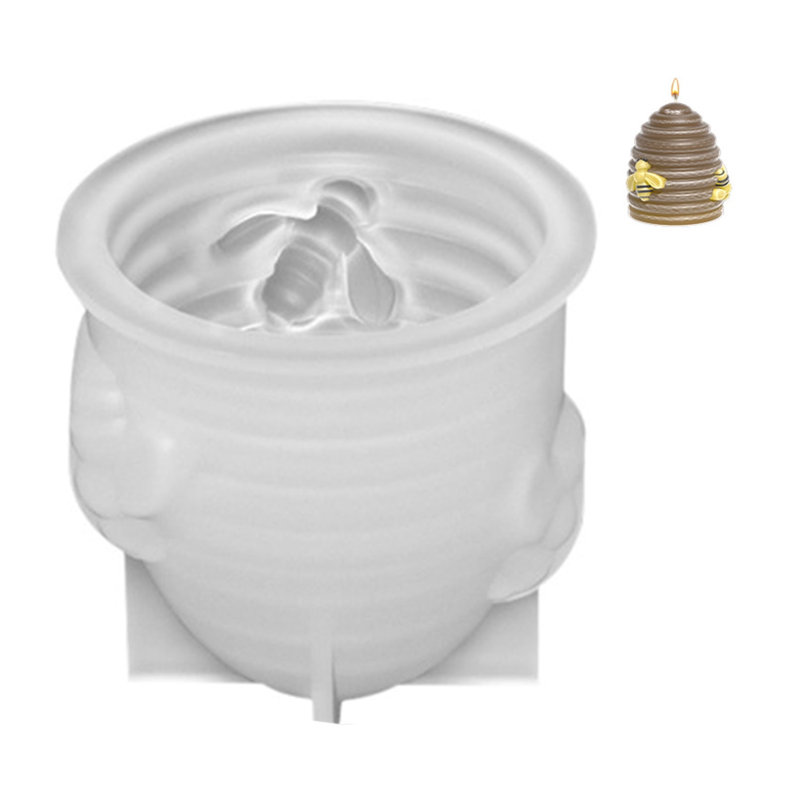 Honeycomb Mold Aromatherapys Plaster Mold 3D Silicone Resin Soap Mold ...