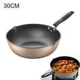 Honeycomb Non-Stick Wok Pan - 11.8" Iron Stir Fry Pan with Double Pour ...