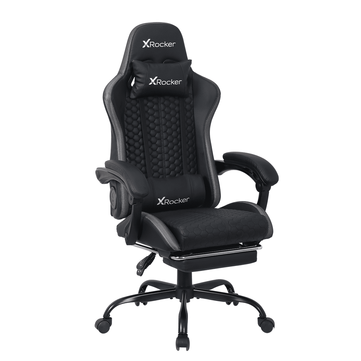 X Rocker Honeycomb 2.0 Bluetooth Audio Gaming Chair with Footrest ...