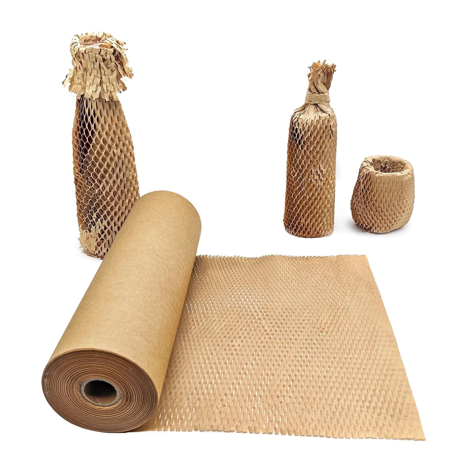 Honeycomb Packing Paper, 12" x 164' Honeycomb Cushioning Wrap Roll for ...