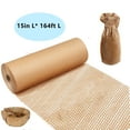 Honeycomb Packing Paper,15in Wx 164ft L Bubble Cushioning Wrap for ...