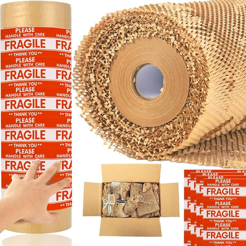 Honeycomb Packing Paper Wrap 15''x328', Substitute Alternative for ...
