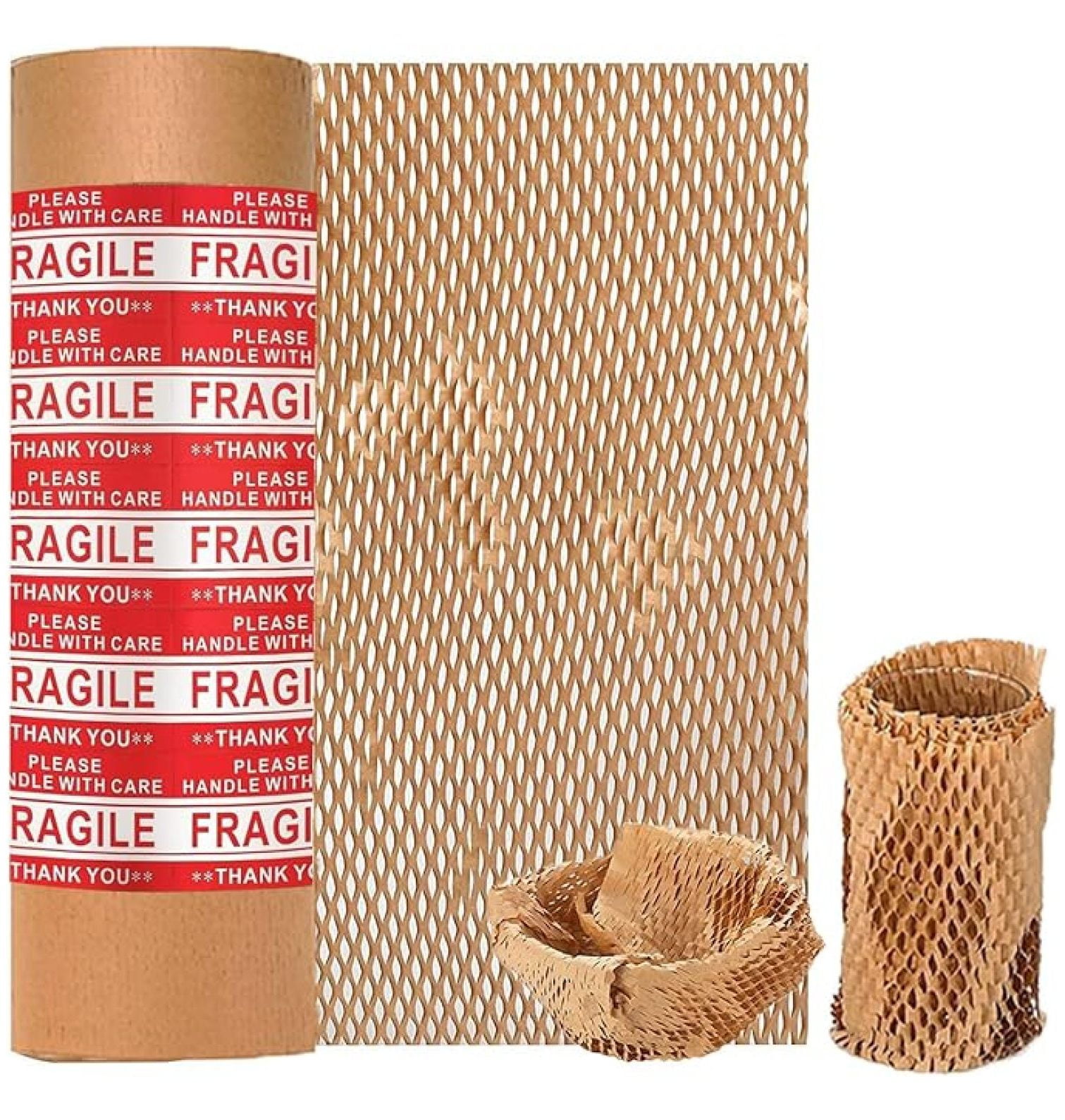 Honeycomb Packing Paper Wrap 15"x400' Sustainable to Bubble Cushioning ...