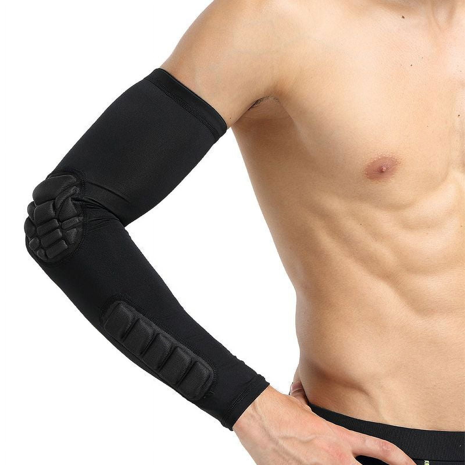 Honeycomb Padded Crashproof Basketball Shooting Arm Sleeve Elbow Pad