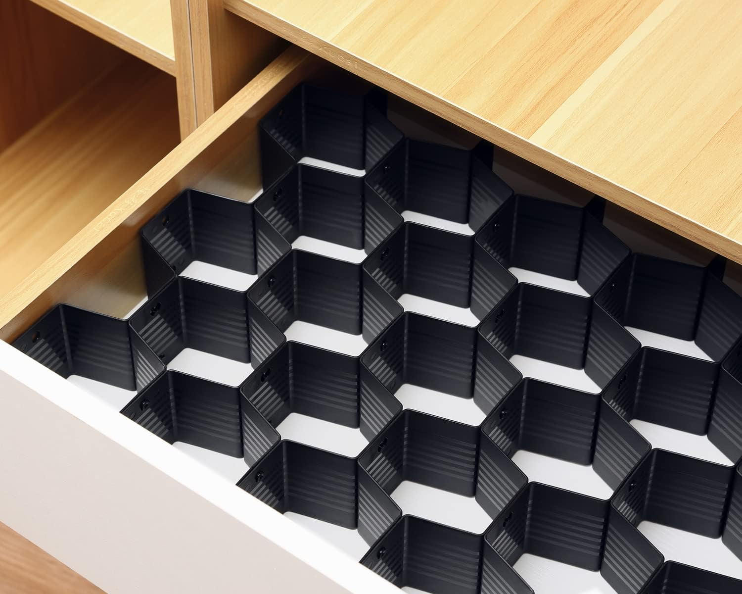 Honeycomb Separator Adjustable, Adjustable Drawer Organizer Divider for ...