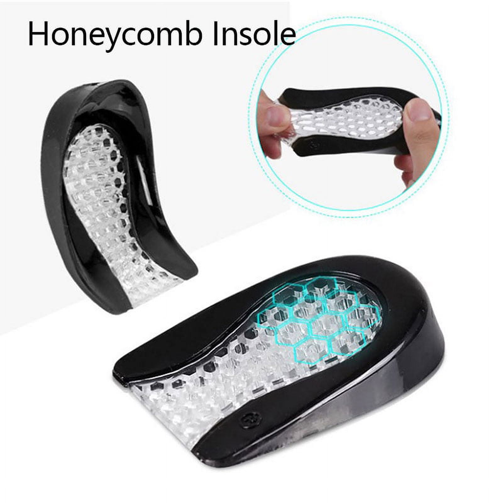 Honeycomb Silicone Gel Insoles for Spur Plantar Heel Shoe Cushion Soles ...