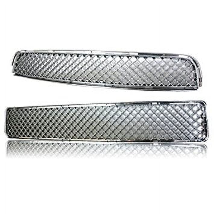 Honeycomb Upper & Lower Front Grill - Chrome - Walmart.com