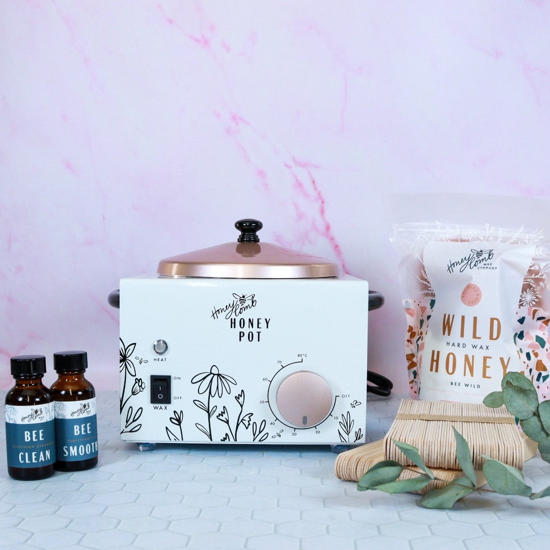 Honeycomb Wax Co. Pro Small Waxing Kit, 1Lb - Walmart.com