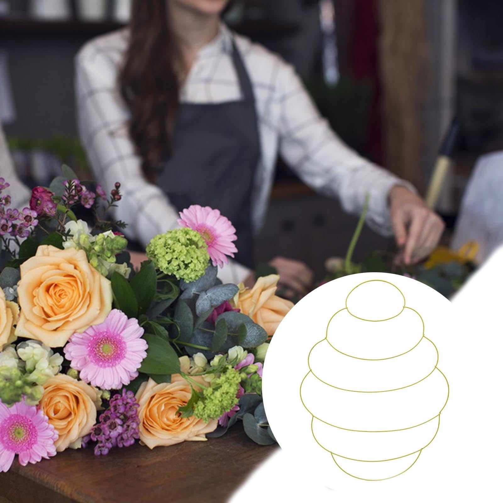 Honeycomb Wire Wreath Frame - Beehive Wreath Form for DIY Floral Decor ...