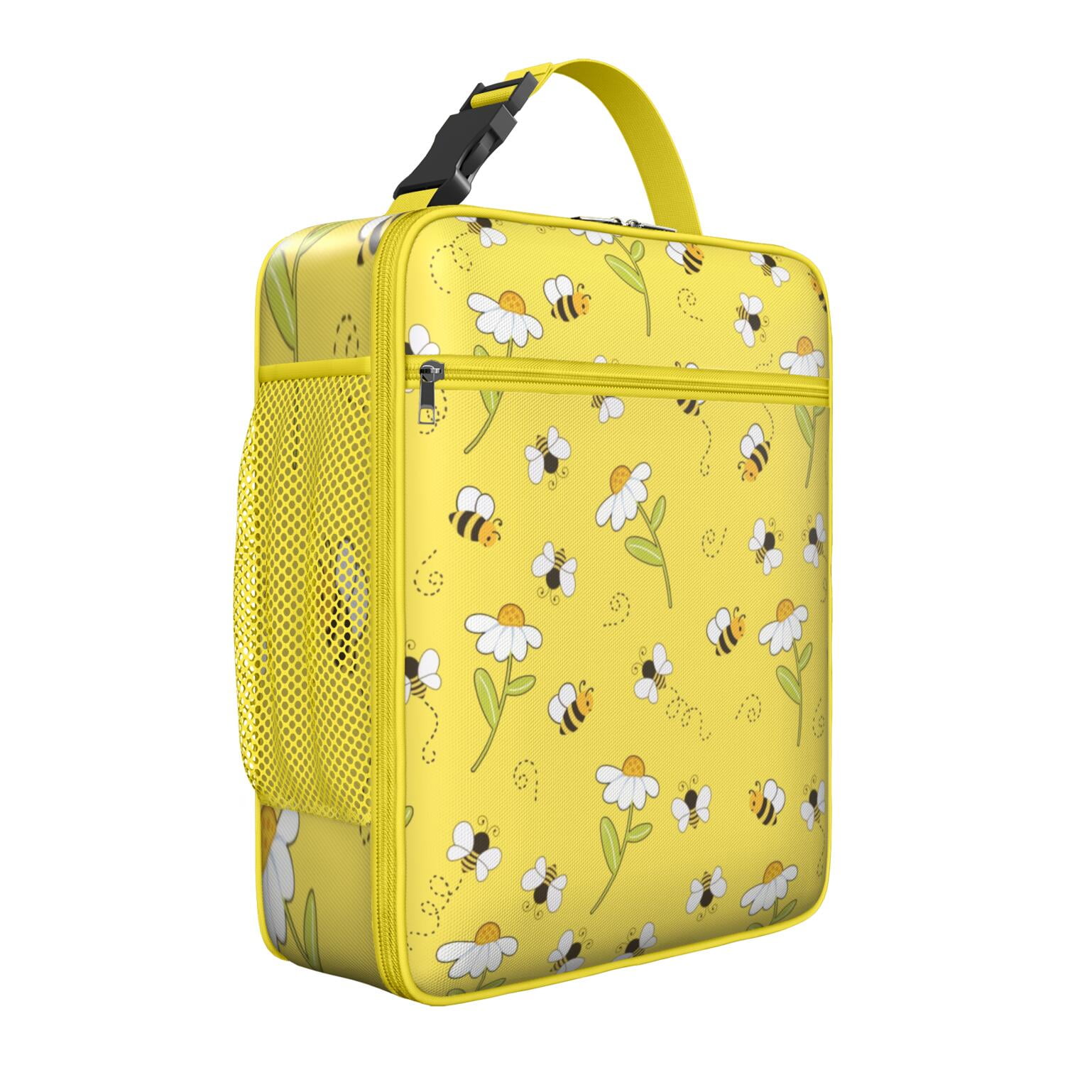 Honeycomb and Bee Lunch Box, Cartoon Bumble Bee with Queen Design, Cute ...