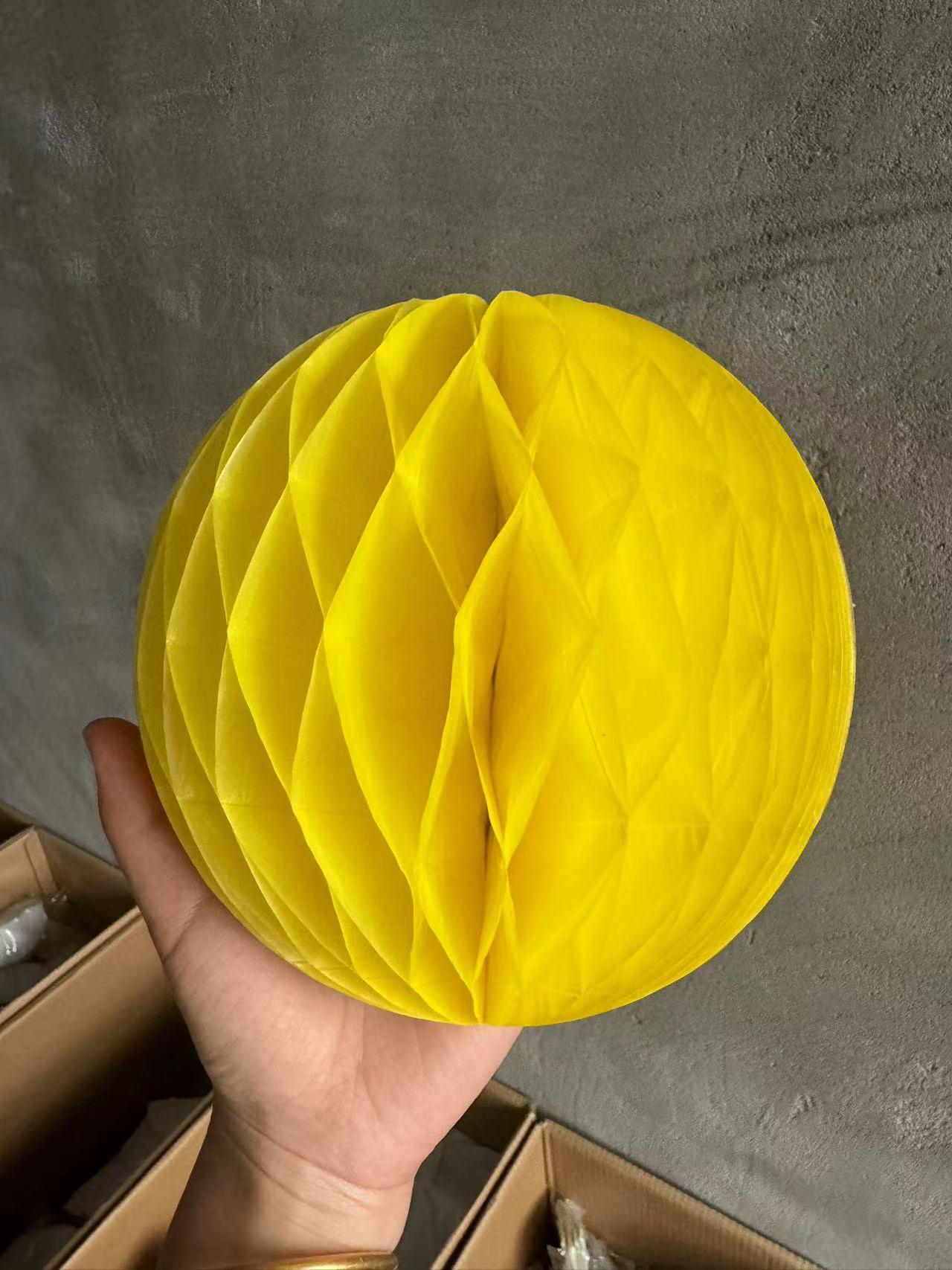 Honeycomb ball decorative column lantern wedding wedding catch one-year ...