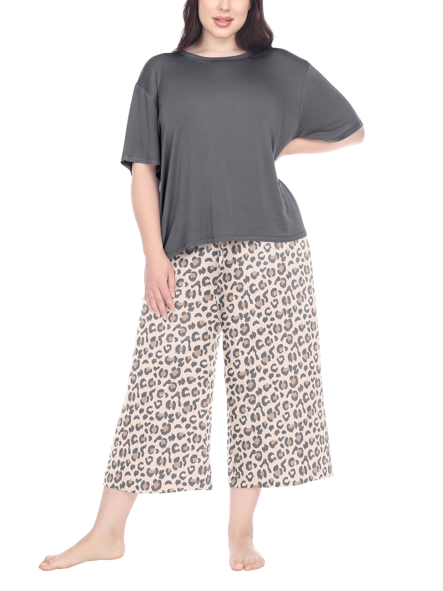 Honeydew Intimates Ladies Super Soft Jersey 3pc Pajama Set - Walmart.com