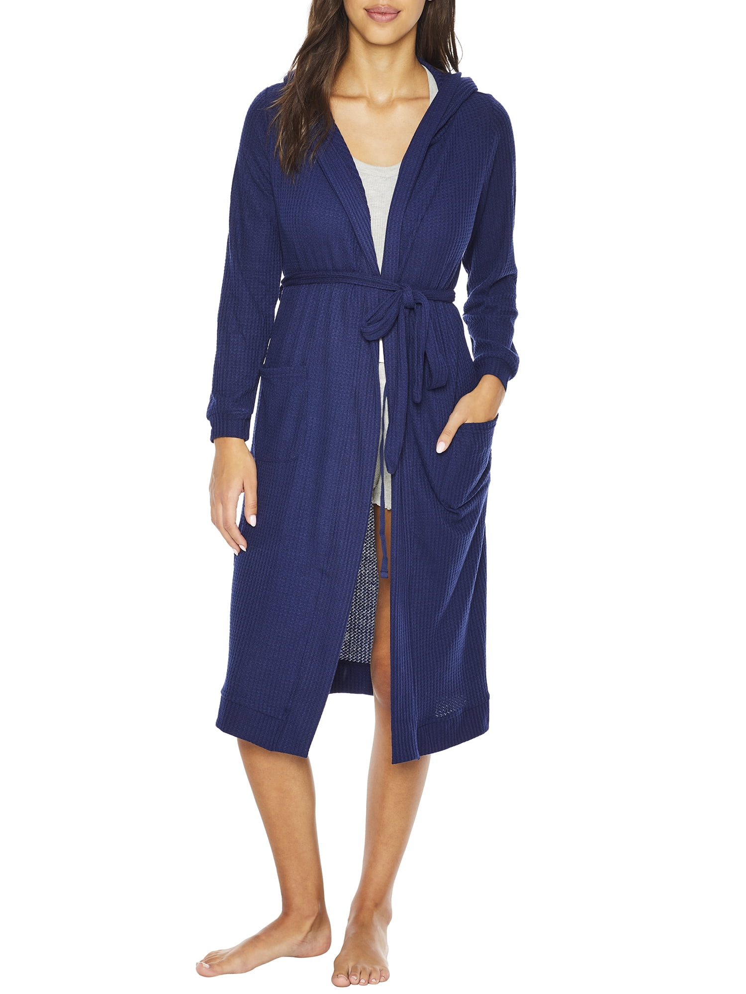 Honeydew Intimates Womens Lounge Pro Waffle Robe Style-66924 - Walmart.com