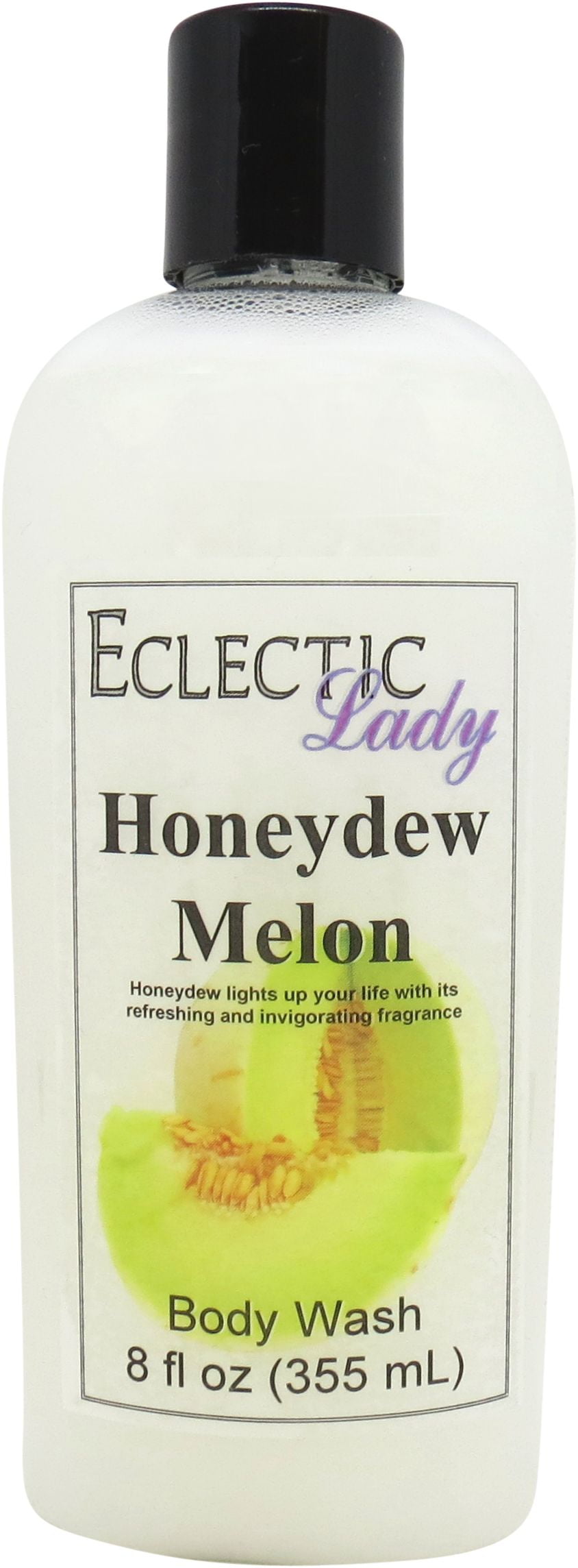 Honeydew Melon Body Wash by Eclectic Lady, Liquid Shower Gel for Women ...