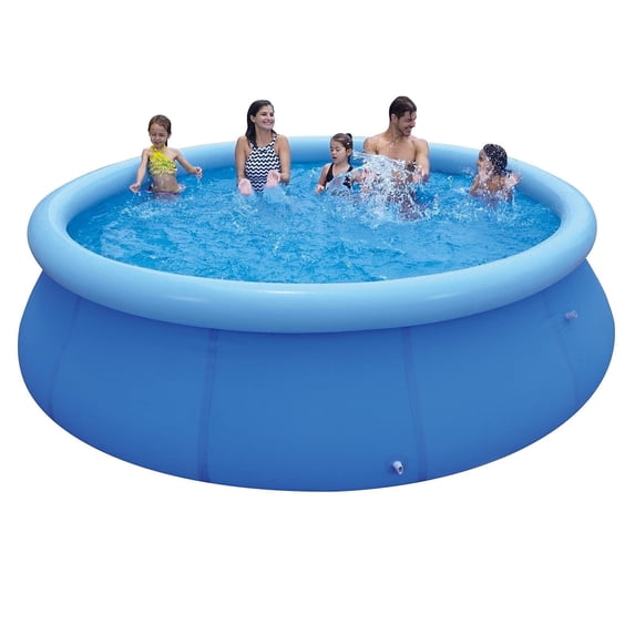 Honeydrill 12 ft x 36 in Inflatable Above Ground Pool, Easy Set Round ...