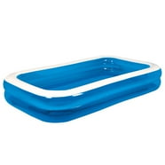 Homech Inflatable Swimming Pool, Rectangular Blow Up Kiddie Pool, 7.68 ...