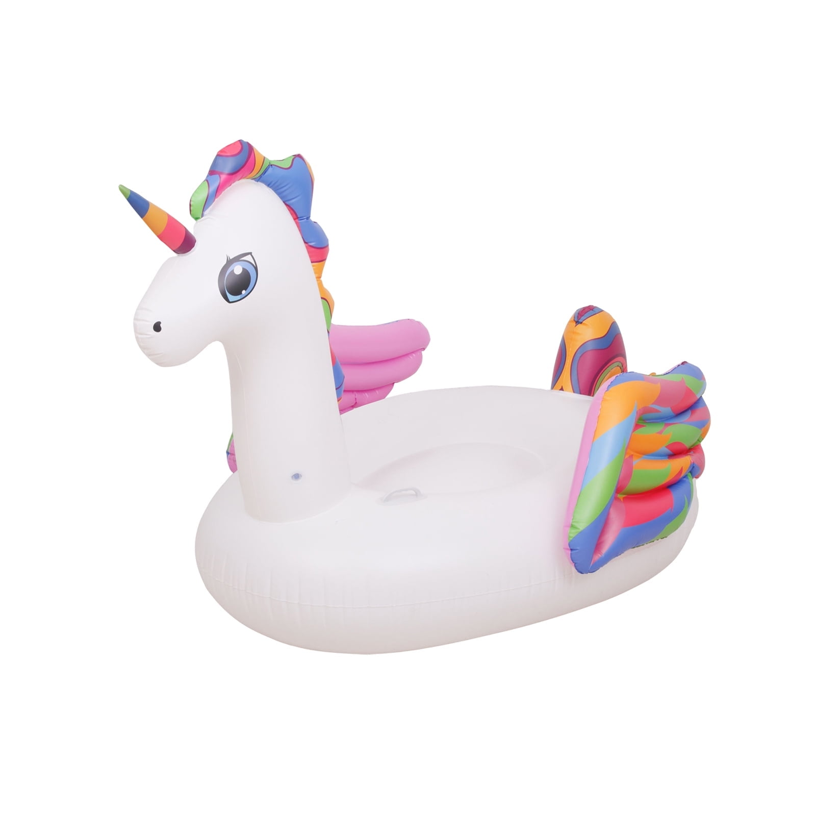 Honeydrill Inflatable Unicorn Ride-on Pool Float, White - Walmart.com