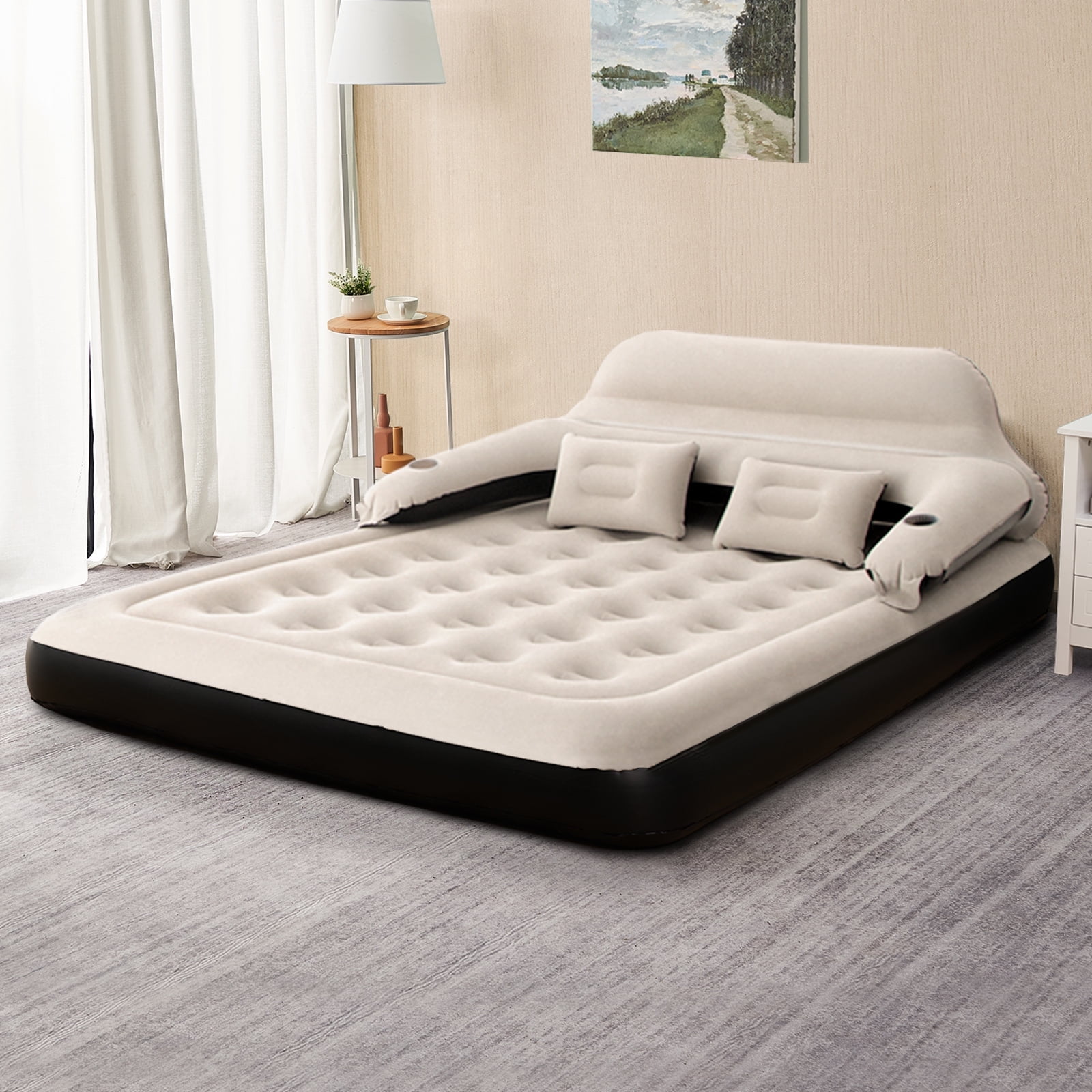 Honeydrill King Size 9 Air Mattress Inflatable Sofa Bed for Camping Pump Not Included Walmart