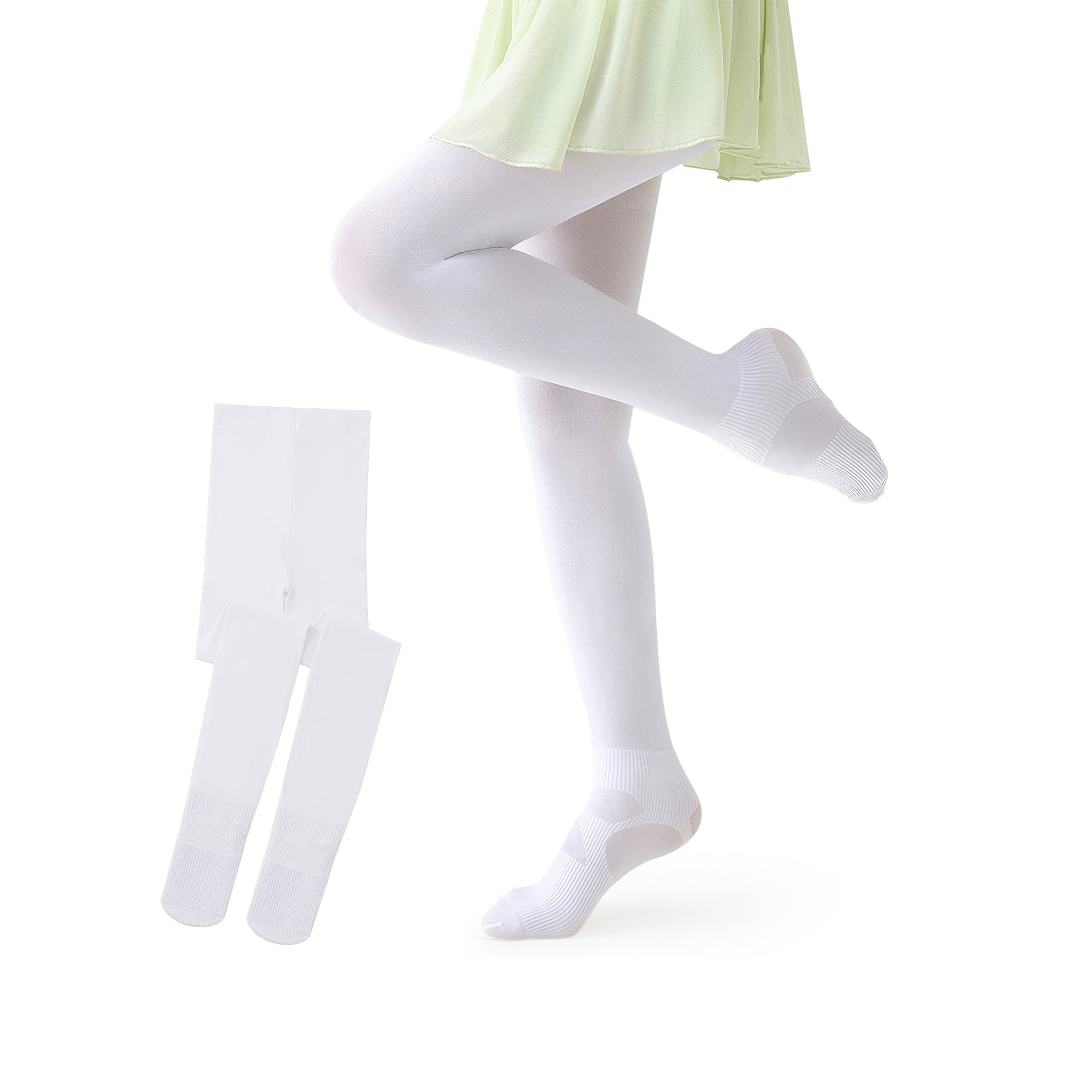 Honeysea Ballet Tights for Girls & Toddler - Ankle Support Girls Dance ...