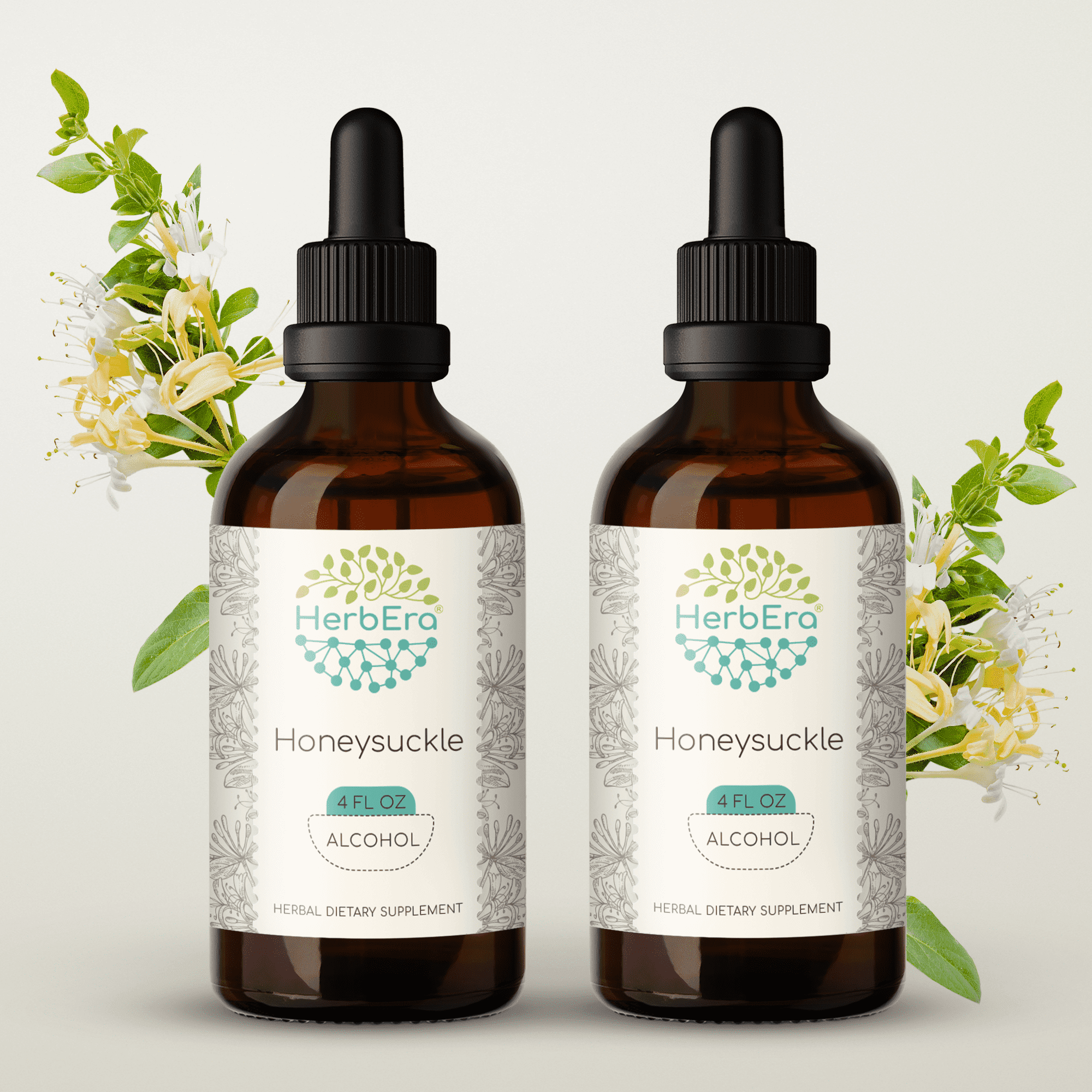 Honeysuckle Alcohol Herbal Extract Tincture, Super-Concentrated ...