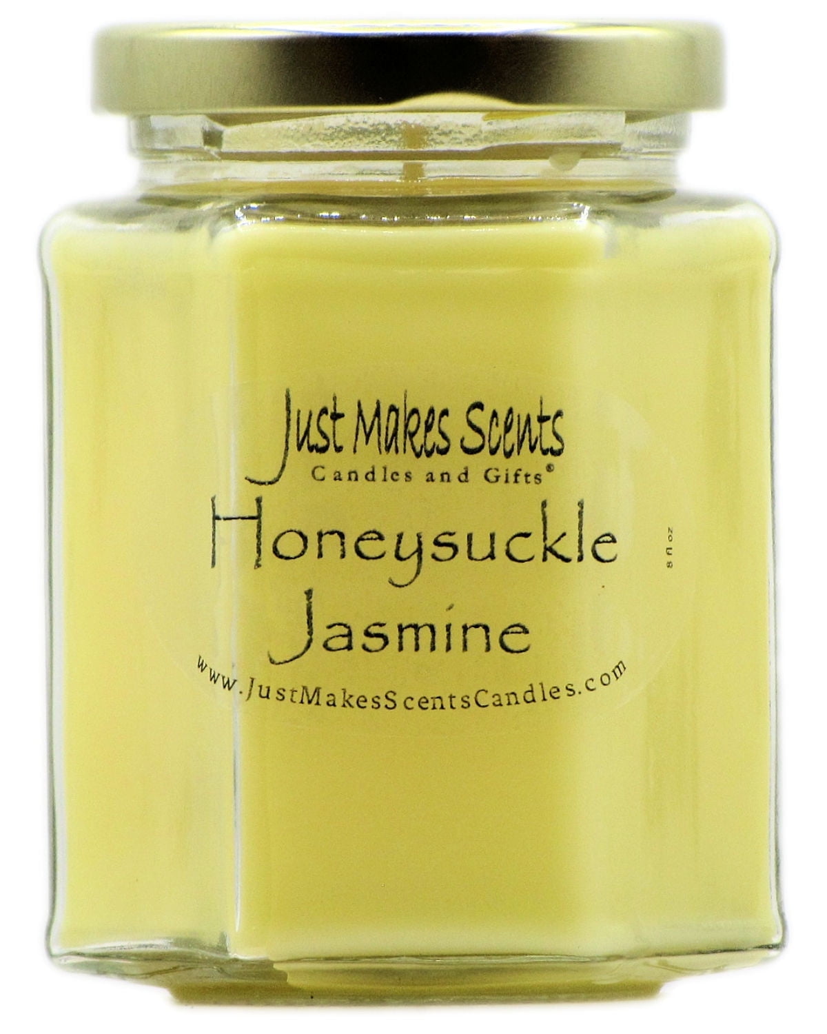 Honeysuckle Jasmine Soy Candle -Just Makes Scents - Walmart.com