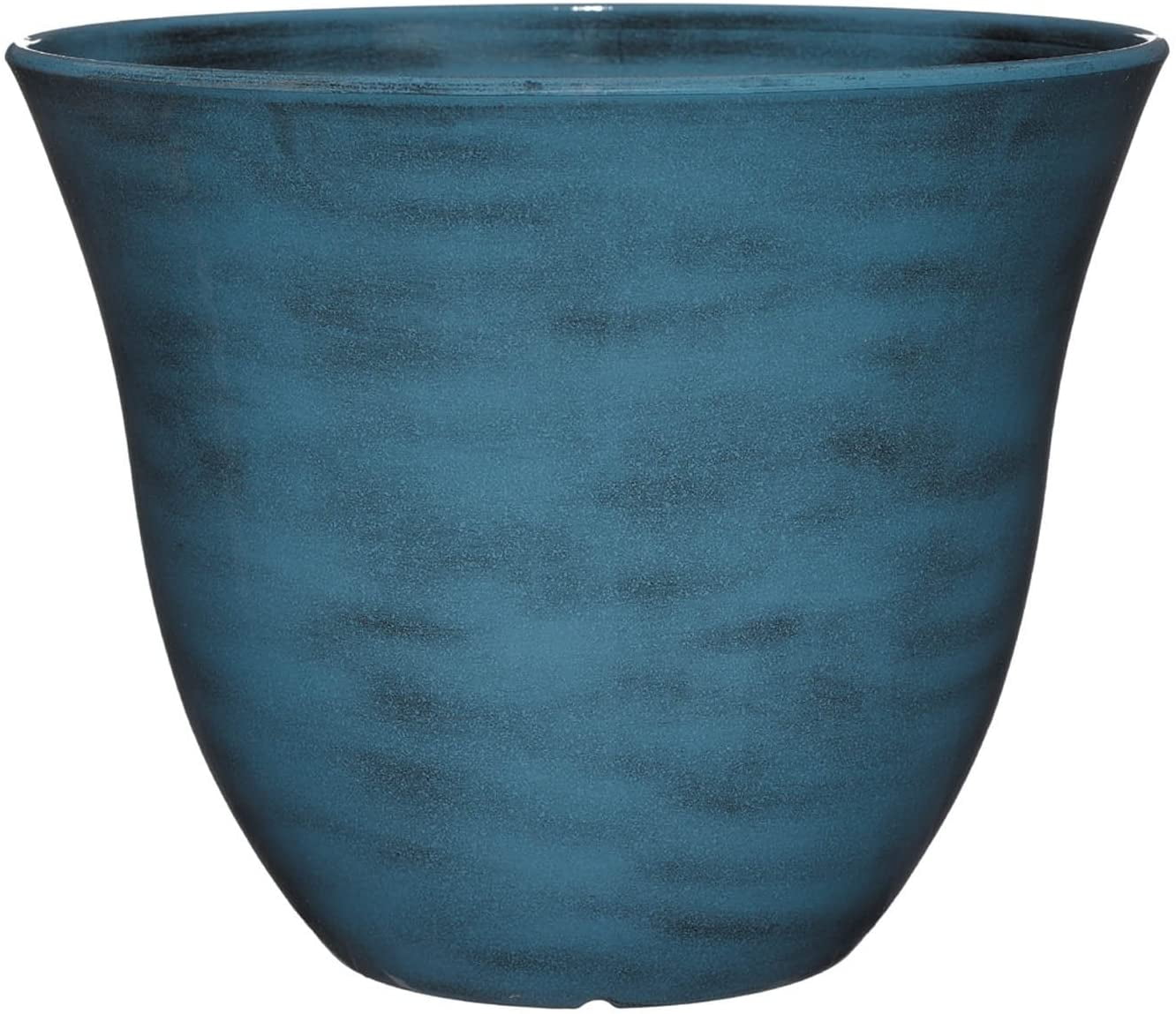 Honeysuckle Resin Flower Pot Planter, Fossil Stone, 15" - Walmart.com