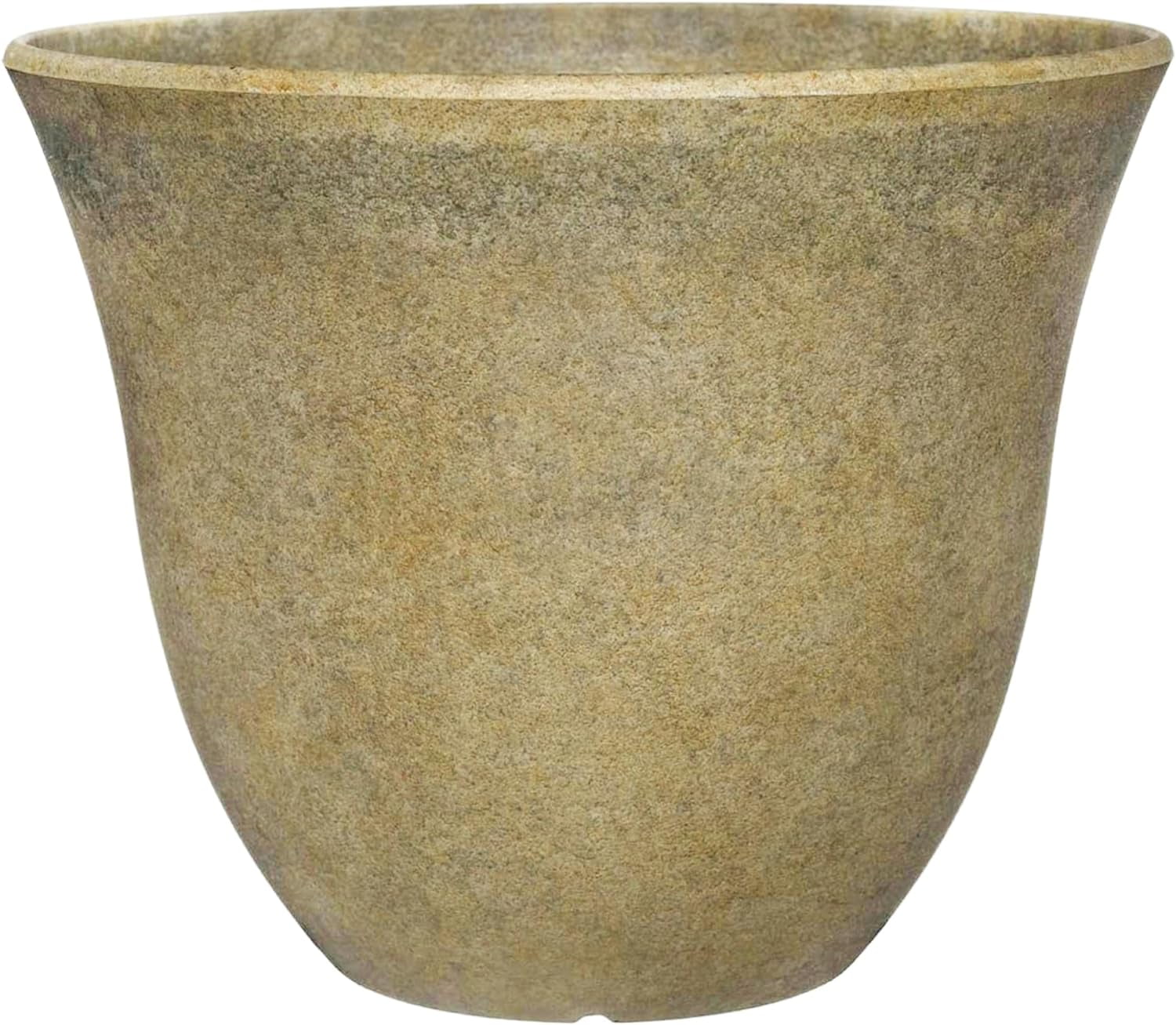 Honeysuckle Resin Flower Pot Planter, Fossil Stone, 15" - Walmart.com