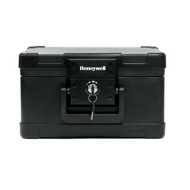Honeywell 0.15 cu. ft. 30-Minute Fire Molded Chest with Key Lock, 1101 ...