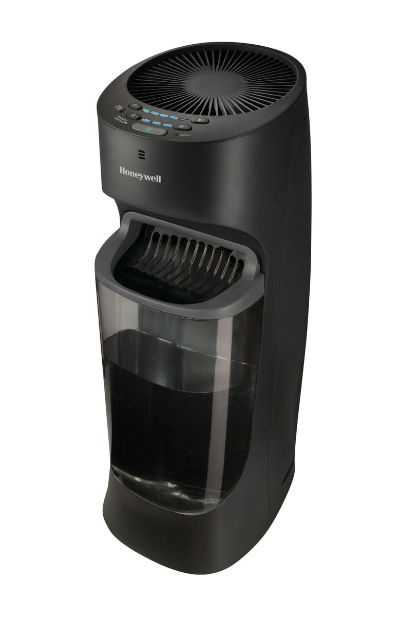 Honeywell 1.7 gal 500 sq ft Top Fill Cool Moisture Tower Humidifier ...