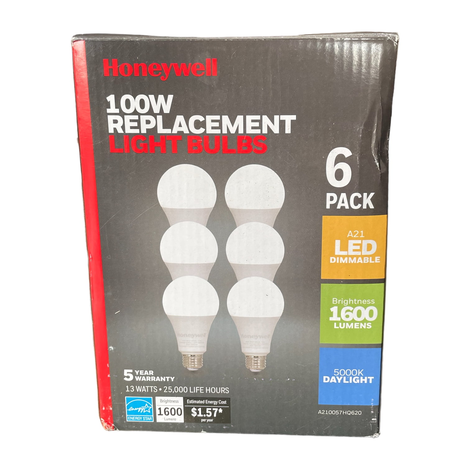 Honeywell 100W Equivalent Daylight White A21 LED Light Bulb - Walmart.com