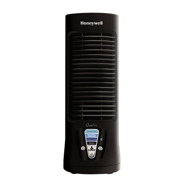 Honeywell Quiet Set Slim Mini Tower Fan, Desk Oscillating 13 inch ...