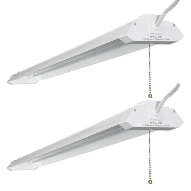 Honeywell 5000 Lumen Aluminum LED 4-Ft. Shop Light (2-Pack) - Walmart.com