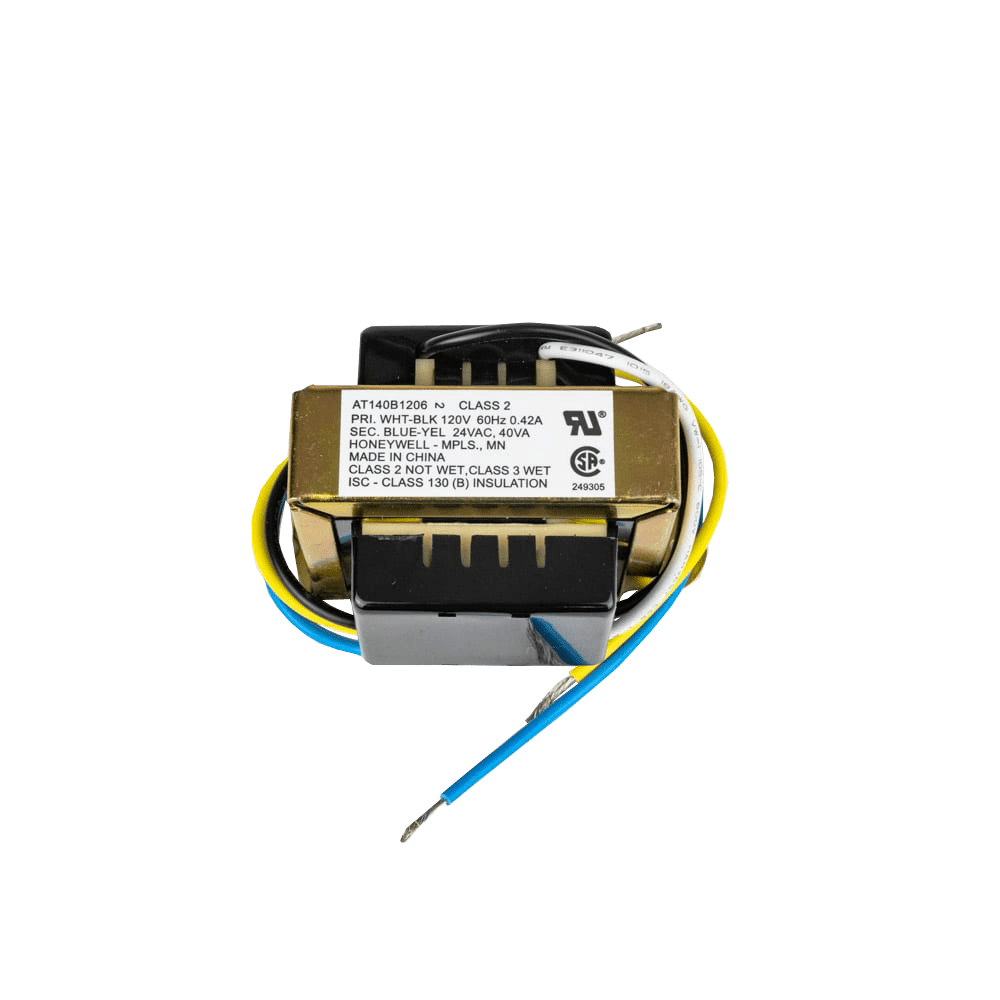 Honeywell AT140B1206 Foot Mounted 120 Vac Transformer with 9 Lead Wires ...