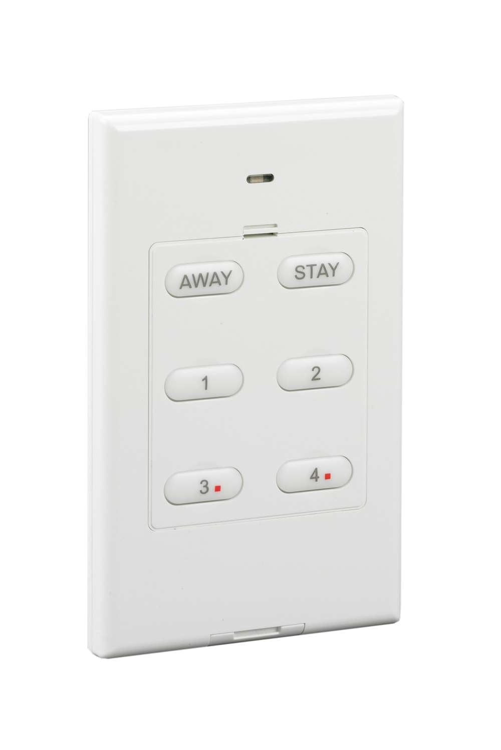 Honeywell Ademco 5878 Six-Button Wireless Wall Fob Remote - Walmart.com