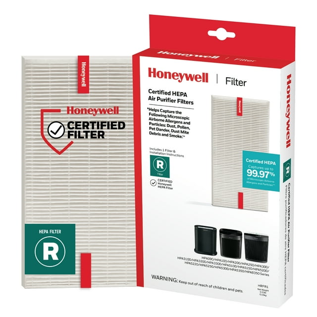 Honeywell Air Purifier Replacement Filter, HRF-R1, R HEPA Filter, 1 ...
