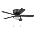 Honeywell Braystone 42 Inch Indoor LED Ceiling Fan with Pull Chain ...