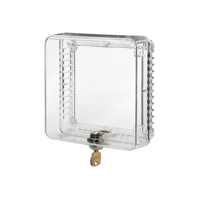 Honeywell Small Thermostat Guard CG510A1019 with AC Cover, Round Lock ...