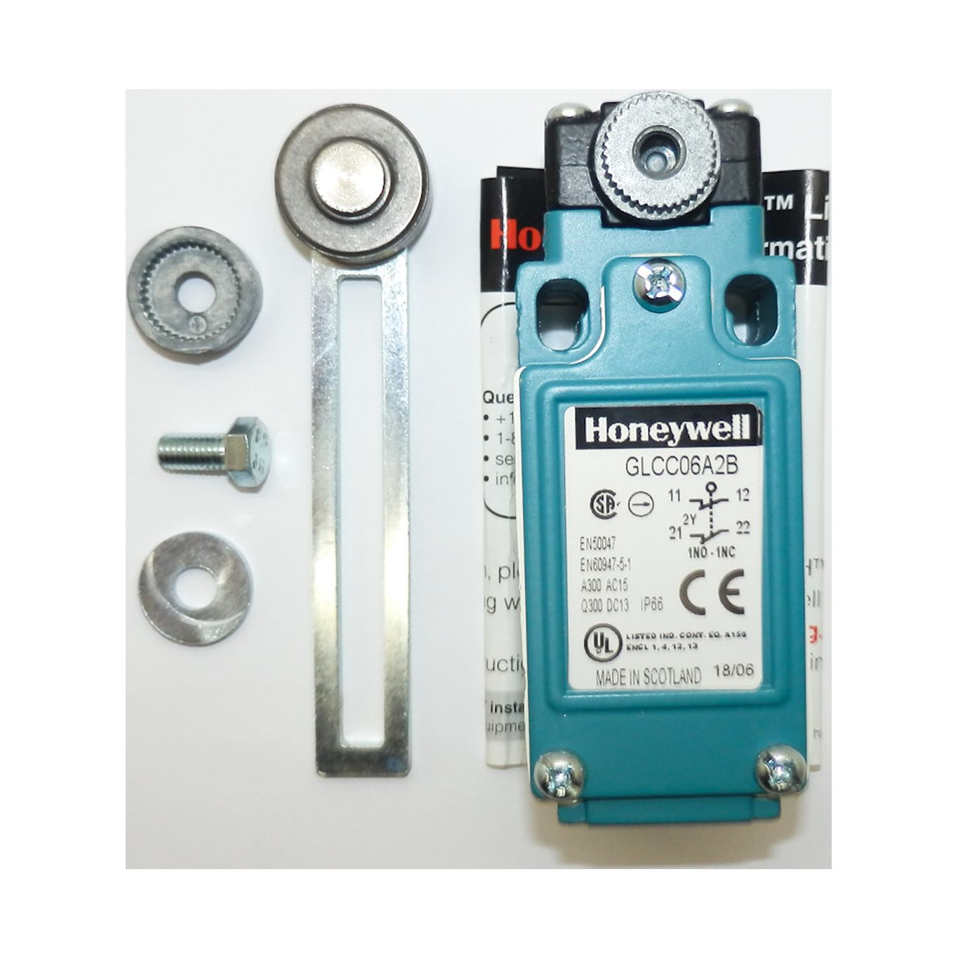 Honeywell GLC Series IP66 Adjustable Roller Lever Limit Switch GLCC06A2B - Walmart.com