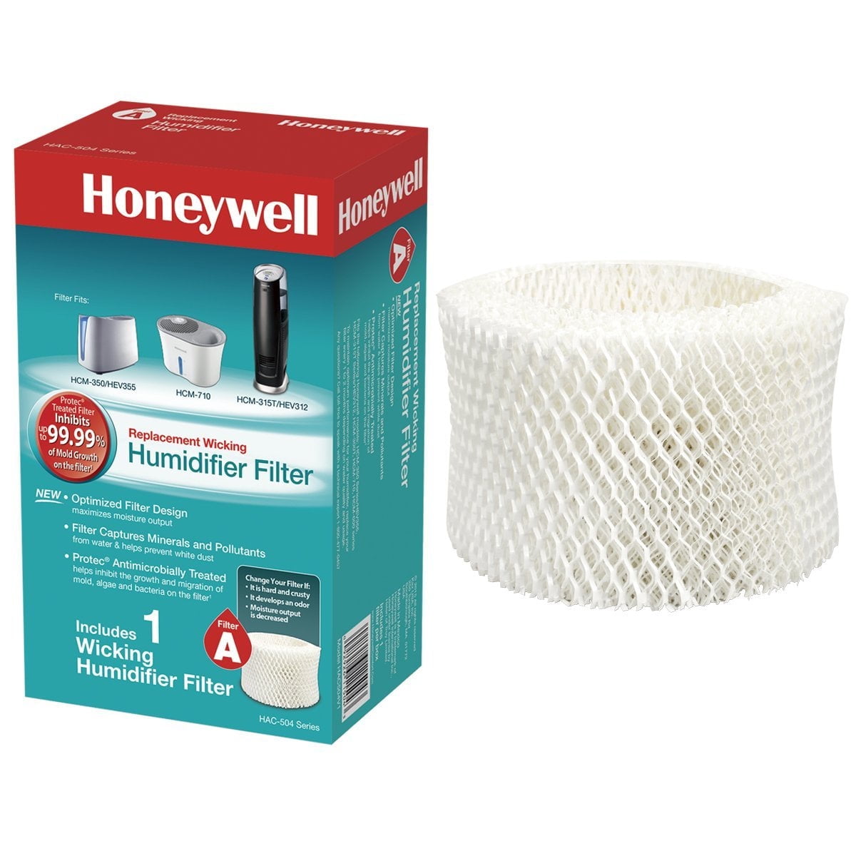 Honeywell HAC-504 Replacement Wicking Filter for Cool Moisture ...