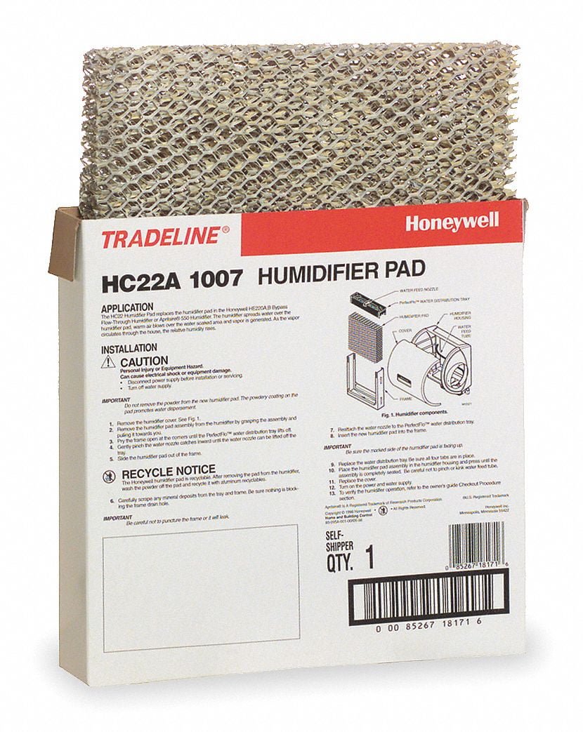 Honeywell HC22E1003 Humidfier Pad, For Use With HE225 - Walmart.com