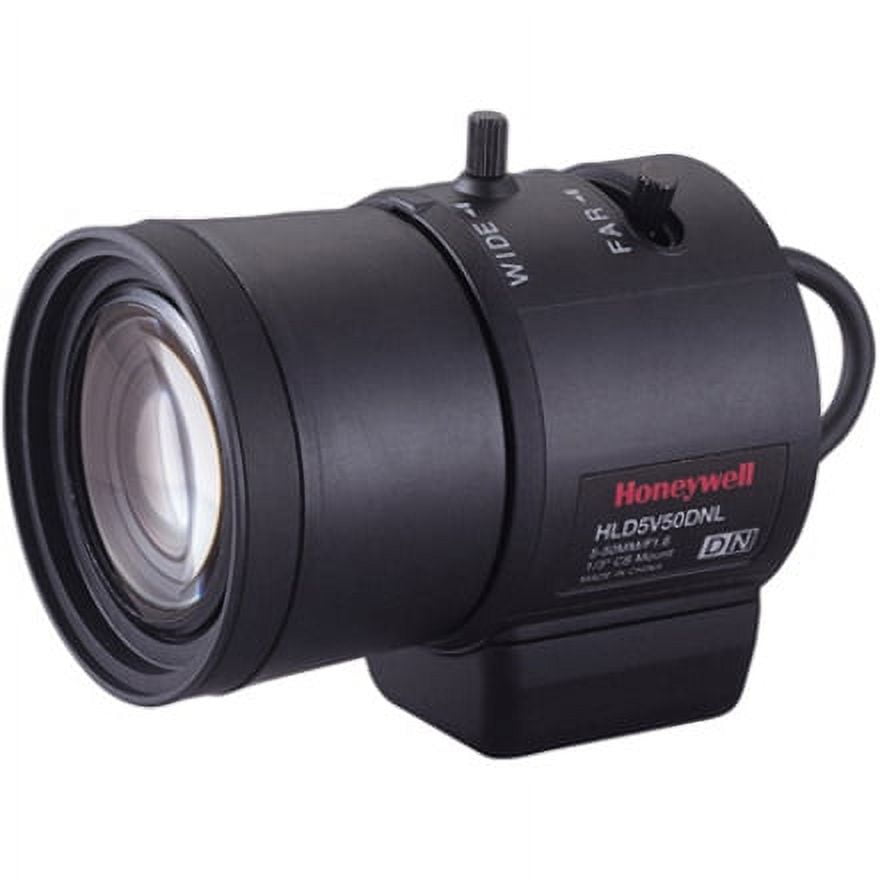 Honeywell HLD5V50DNL, 5 mm to 50 mm, f/1.6, Zoom Lens for CS Mount ...