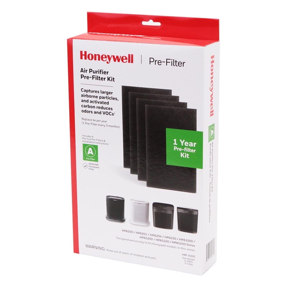 Honeywell Carbon Pre-Filters, Pre-Cut, Fits HPA200 Series Air Purifiers ...