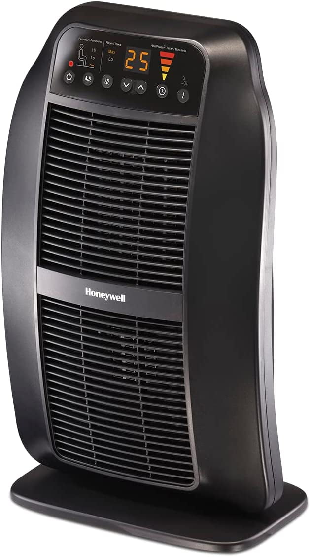Honeywell HeatGenius Ceramic Heater, Black – Easy to Use Space Heater ...