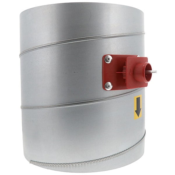 Honeywell 12 in. Dia. Bypass Damper, HVAC, Gray/Red/Steel, Air Flow ...
